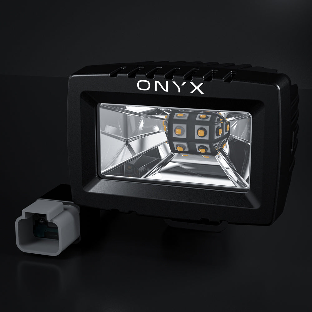 XEN-W5A | 2" Dual-Colour (Clear and Amber) Work Light | 120° Scene Beam ...