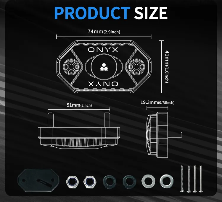 XEN ROCK LIGHT (SINGLE AMBER) – ONYX Lights